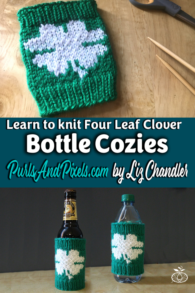Lucky Clover Cozy Free Knitting Pattern - PurlsAndPixels