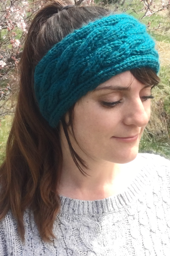 Cable Ear Warmer Headband Knitting Pattern - PurlsAndPixels