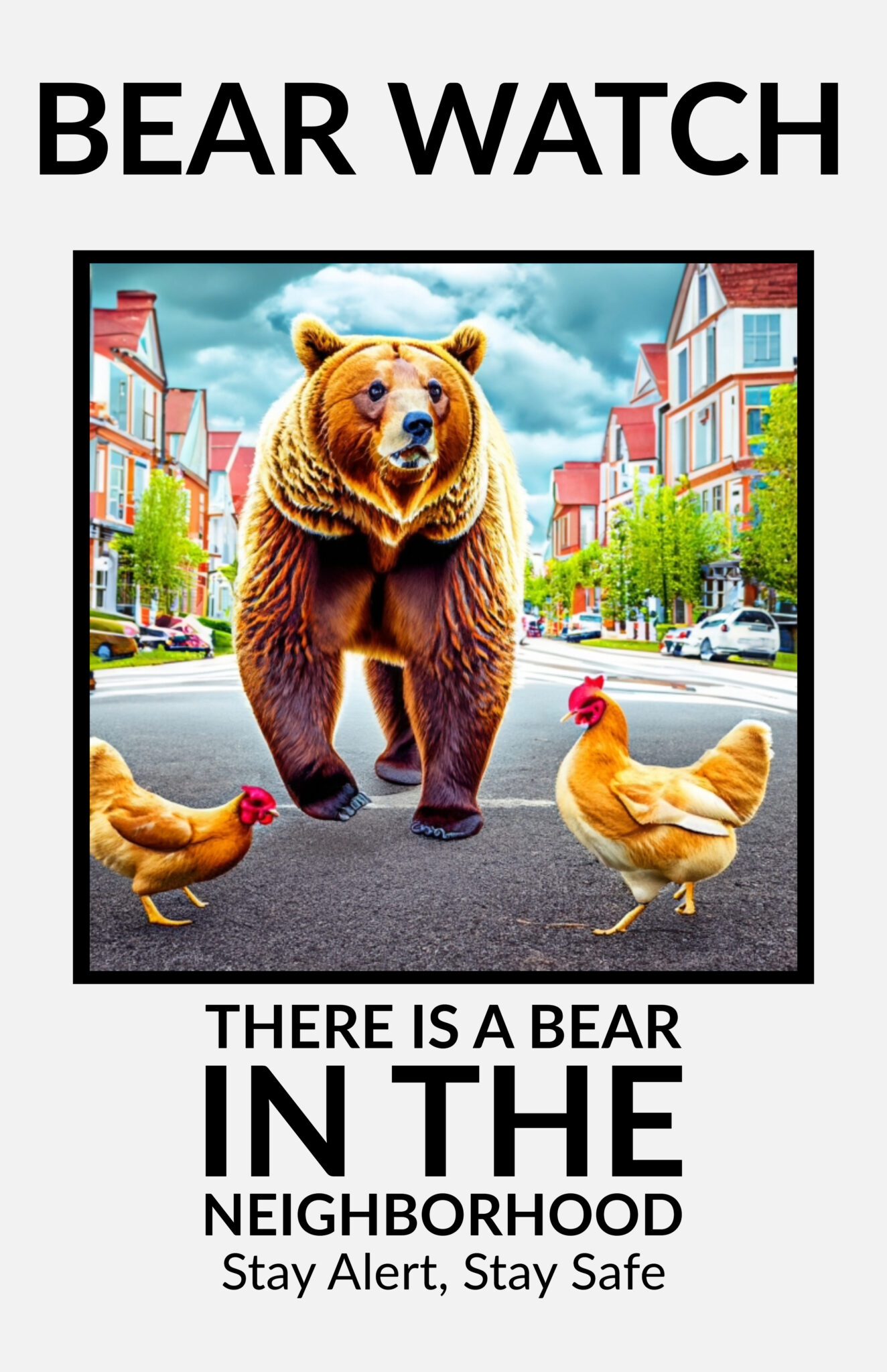 Keeping Bears Out of the Chicken Coop - PurlsAndPixels