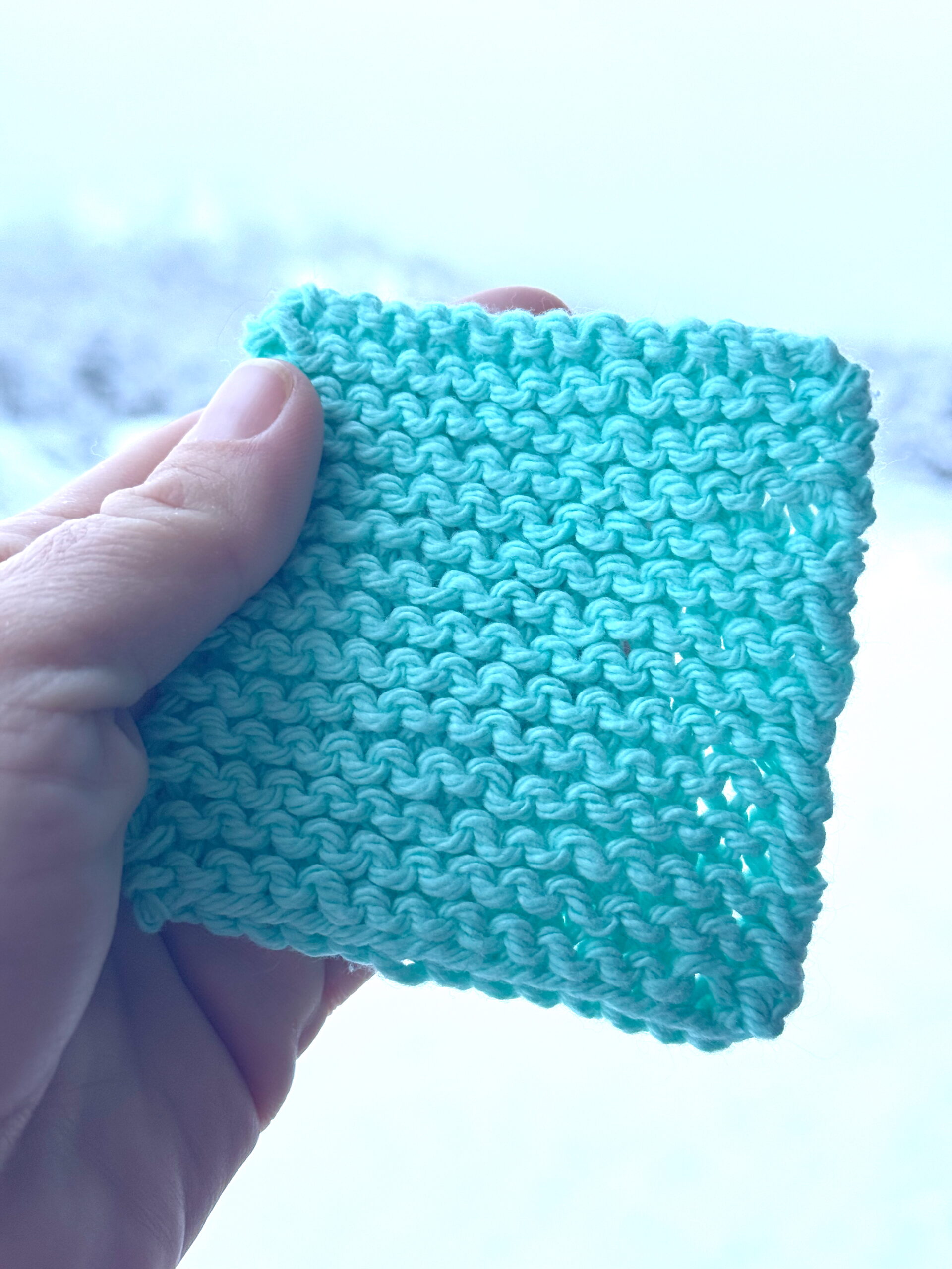Beginner Face Scrubby - Knitting Pattern (PDF) - PurlsAndPixels